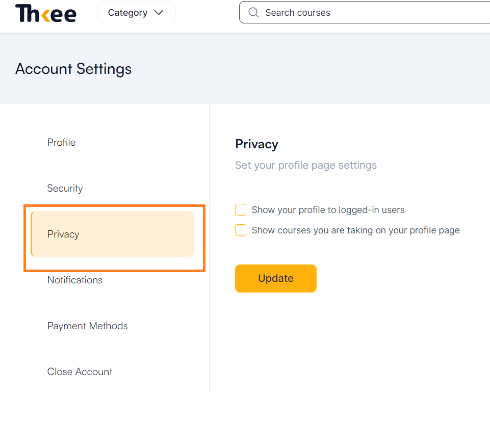 Creating and Editing Your Profile – Help Center | Thkee