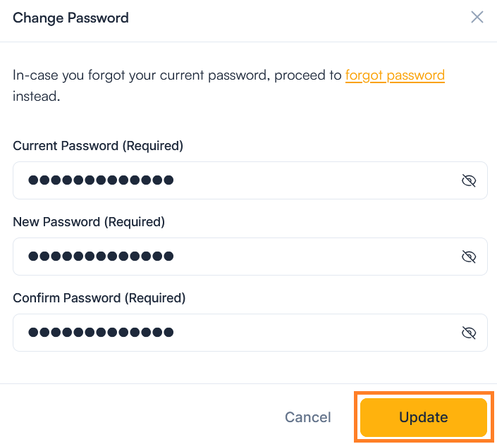 How to Change or Reset Your Password – Help Center | Thkee